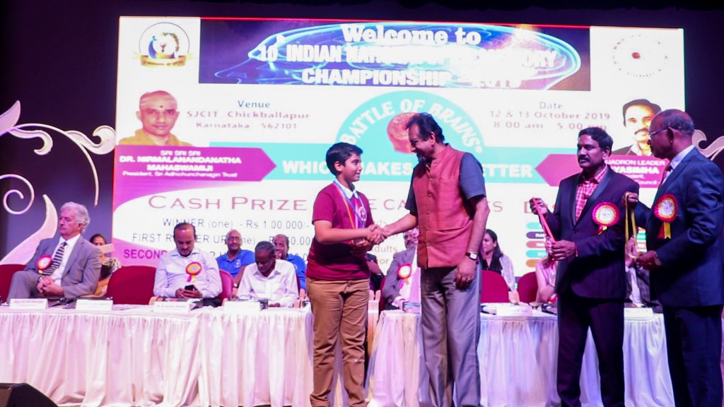 10th India Open National Memory Championships - The World Memory ...